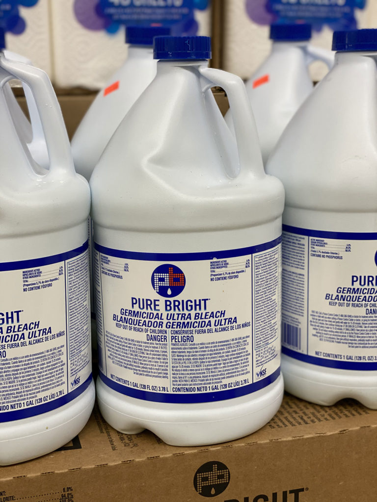 Pure bright 1 gallon bleach - Sunshine Supermarkets